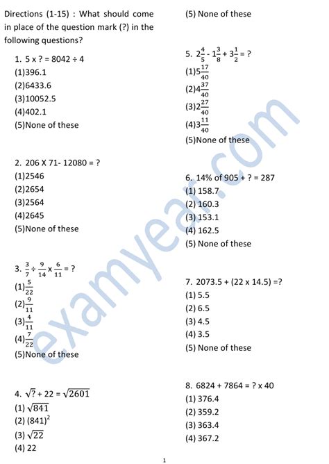 Numerical Ability Pdf Scribd India