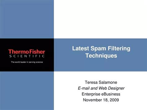 PPT Latest Spam Filtering Techniques PowerPoint Presentation Free Download ID 6182236