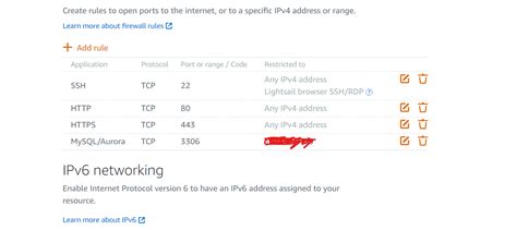 Amazon Web Services Access Database In One Aws Ligtsail Instance In