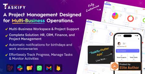Taskify Project Management Task Management And Productivity Tool By Infinitietech
