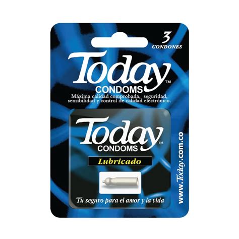 Condón Today Lubricado X3 Sexshop Juguetes Sexuales