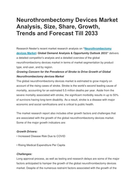 Ppt Neurothrombectomy Devices Market Analysis Powerpoint Presentation Id 12441146