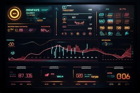 Premium Ai Image Futuristic Finance Digital Market Graph User