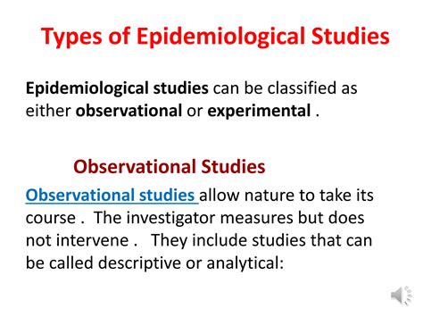 Solution Types Of Epidemiological Studies Cross Sectional Studies