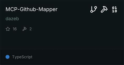 Github Mapper Mcp Server Glama
