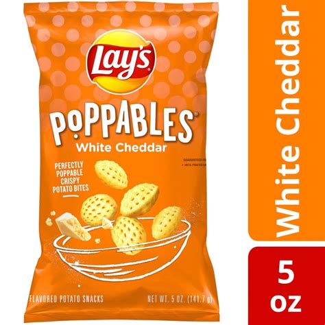 Lays® Poppables White Cheddar Potato Chips 5 Oz Frys Food Stores