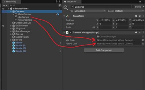 Cinemachine Camera Assigning Isssue Unity Engine Unity Discussions