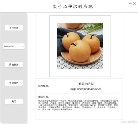 基于卷积神经网络的梨子品种识别系统，vgg16，resnet，swintransformer，模型融合（pytorch框架，python代码
