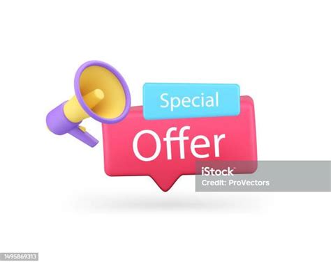 특별 행사 쇼핑 광고 마케팅 확성기 발표 빠른 팁 3d 아이콘 현실적인 벡터 가능성에 대한 스톡 벡터 아트 및 기타 이미지 가능성 공란 광고 Istock