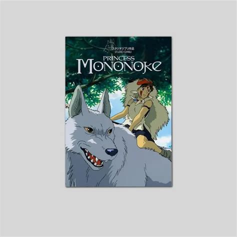 Princess Mononoke 1997 Movie Vintage Retro Movie Print Poster Size 24