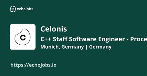 Celonis Is Hiring C Staff Software Engineer Process Mining Munich