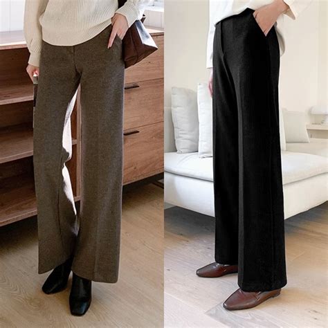 Kr 기모 키큰여자쇼핑몰 키170이상 총기장100cm이상 슬랙스 부츠컷