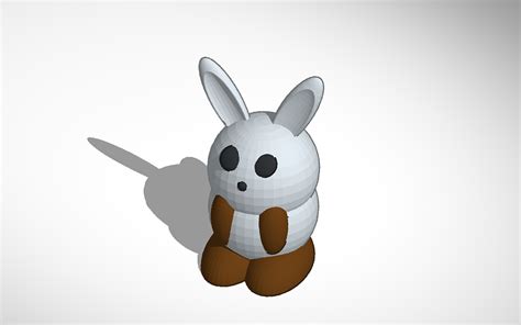 3d Design Cute Rabbit Tinkercad