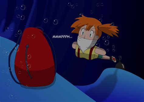 Mistys Underwater Peril Comic Part 04 By Robukun On Deviantart