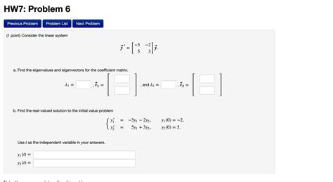 solved hw7 problem 6 previous problem problem list next