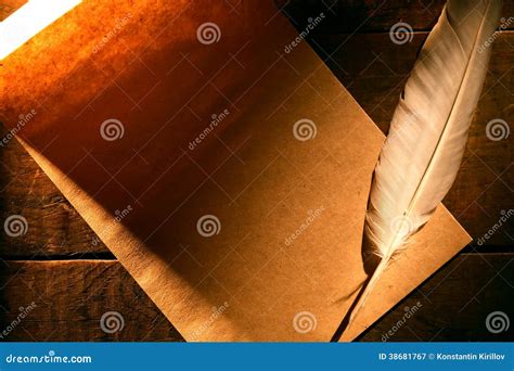 Quill And Scroll Stock Image Image Of Retro Still Tool