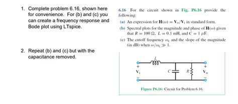 Solved 1 Complete Problem 6 16 Shown Here 6 16 For The Chegg Com