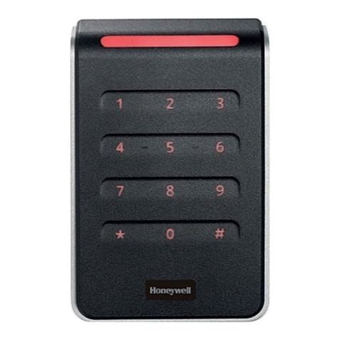 Honeywell Os40ktosdp 40k Omni Smart Keypad Reader Standard Profile Osdp V2 Black Silver