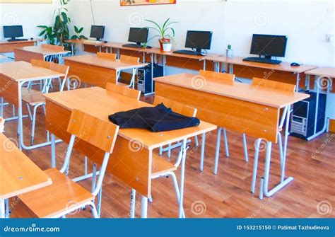 Education Elementary School Learning Computer Class In An Elementary