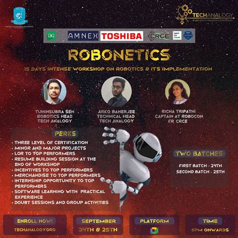 Adamas Robotics And Ai Club On Linkedin Robotics Workshops