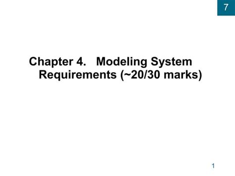 Lecture 12 Requirements Modeling System Analysis Ppt