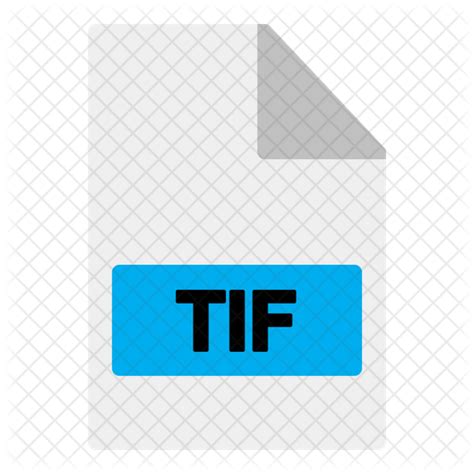 Tif File Icon Download In Flat Style