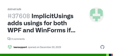 Implicitusings Adds Usings For Both Wpf And Winforms If Usewindowsforms Is Enabled In A Wpf