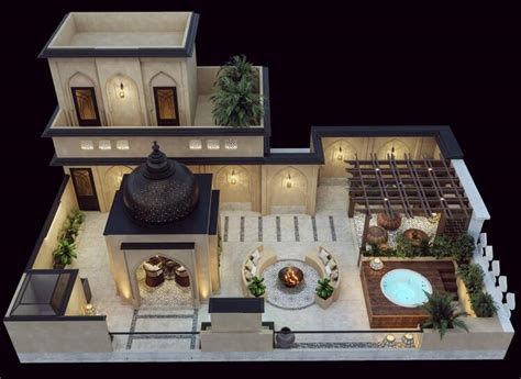 صحنه آماده تریدی مکس کامل با فضا سازی و نور پردازی