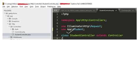 Class App Controllers Student Not Found ScmGalaxy