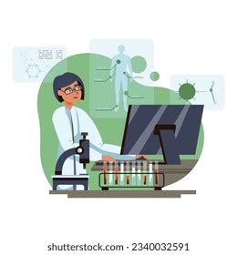 Workplace Computer Lab Adults Over 17 Royalty Free Licensable Stock Vectors Vector Art