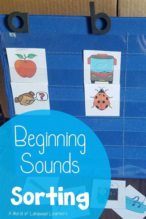 Practice Beginning Sounds With Picture Sorting Cards