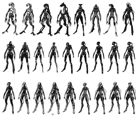 Asari Concept Art