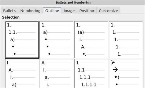 Formatting Lists With MS Word LO Writer