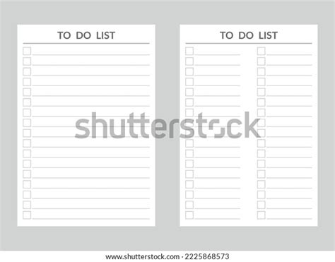 Do List Vector Planning Task Concept Stock Vector Royalty Free 2225868573 Shutterstock