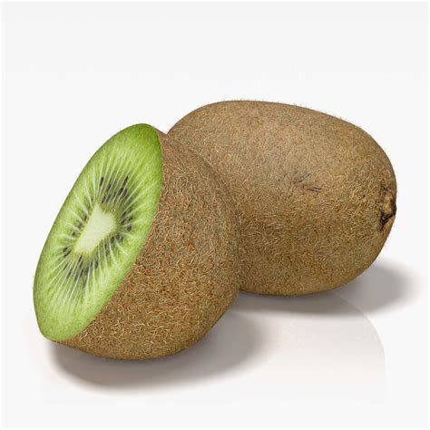 Kiwi Fruit Whole And Cut 3d Model By Phenom Arch