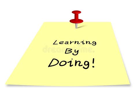 Learning By Doing Stock Vector Illustration Of Concept 42694066