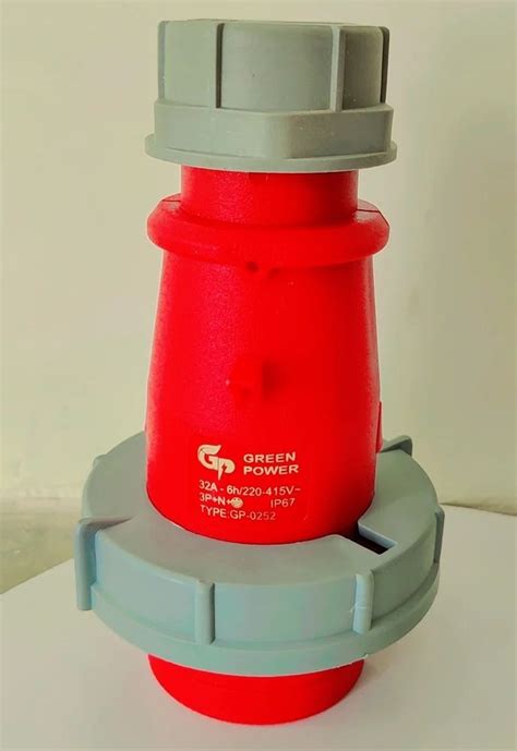 Industrial Plug IP 67 32A 5 Pin At 250 Piece New Delhi ID 2851943613162