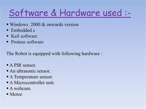 Passive Infrared Based Human Detection Alive Robot Ppt