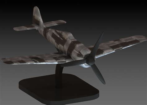 Stl File German World War Ii Fighter Aircraft 🗺️・model To Download And
