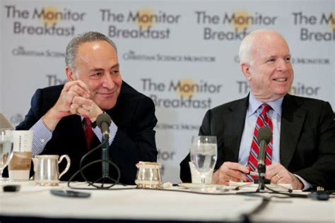 Immigration Reformers Mccain Schumer Agree On Need To Halt Future Wave