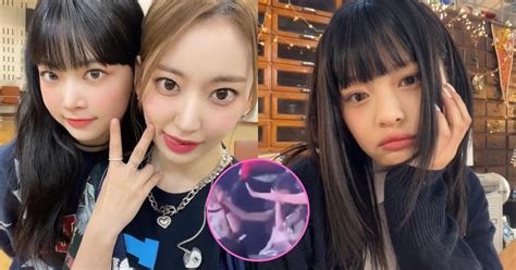 Le Sserafims Sakura Has A Total Mom Moment With Eunchae And Newjeans