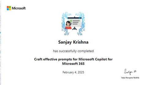 Earned New Badge In Ai Sanjay Krishna