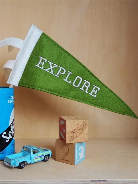 Explore Mini Pennant Flag Holly And Co