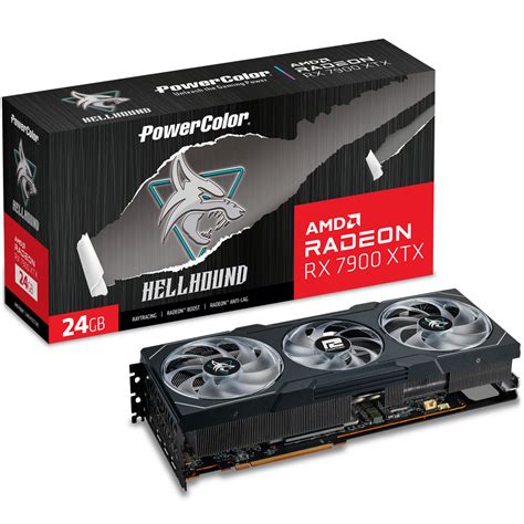 Buy Powercolor Radeon Rx 7900 Xtx Hellhound Oc 24gb [rx7900xtx 24g L Oc] Pc Case Gear Australia