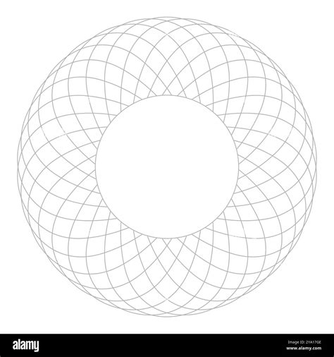 Line Art Diamond Shape Symmetry Pattern Design Vector Stock Vector