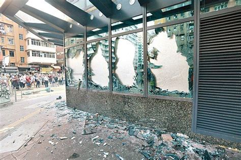 【香港人反送中】公共设施遭大肆破坏 料耗逾半亿港元复修 国际 東方網 馬來西亞東方日報