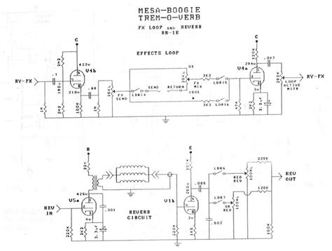 Mesa Boogie Mini Rectifier 25 Schematic Mesa Boogie Triple R