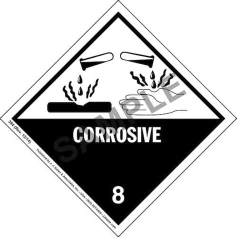 Corrosive Label Printable At Holly Suarez Blog