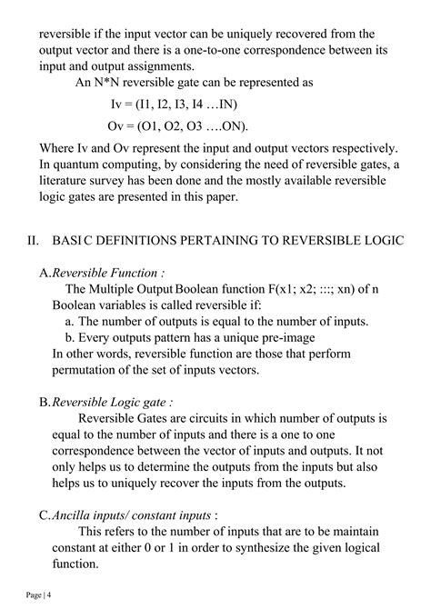 A Review On Reversible Logic Gates And Their Implementation Pdf