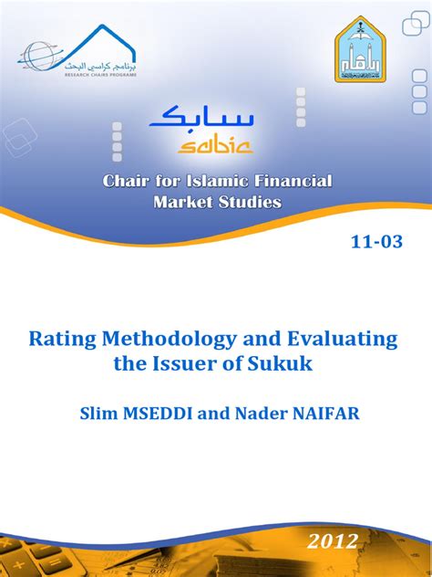 Rating Methodology And Evaluating Pdf Credit Rating Agency Islamic Banking And Finance
